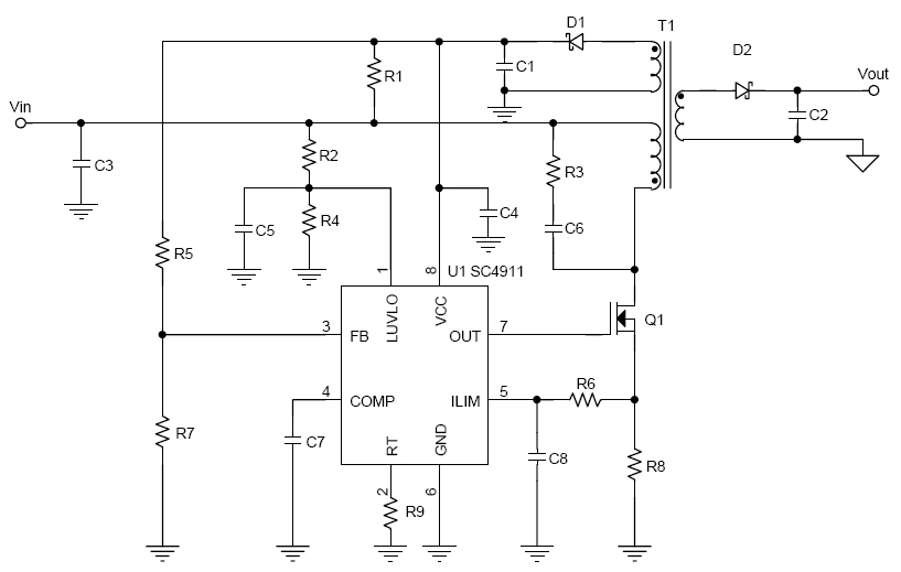 SC4911 | Bias/Primary Side PWM Controller | Semtech