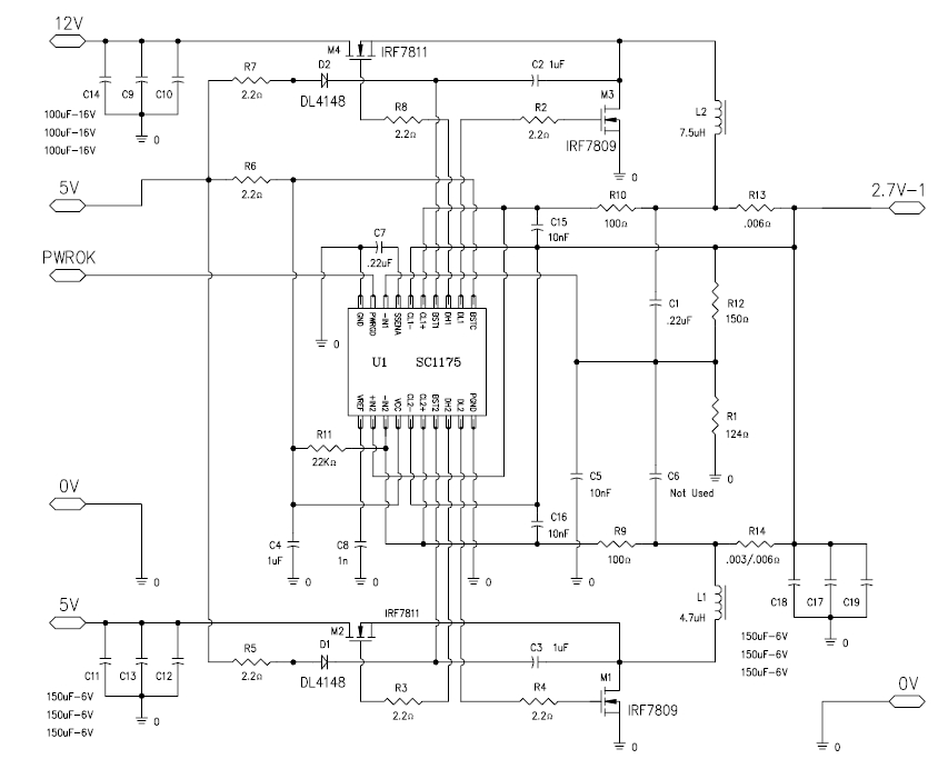 SC1175 | Low-Power Dual Synchronous DC/DC Controller | Semtech